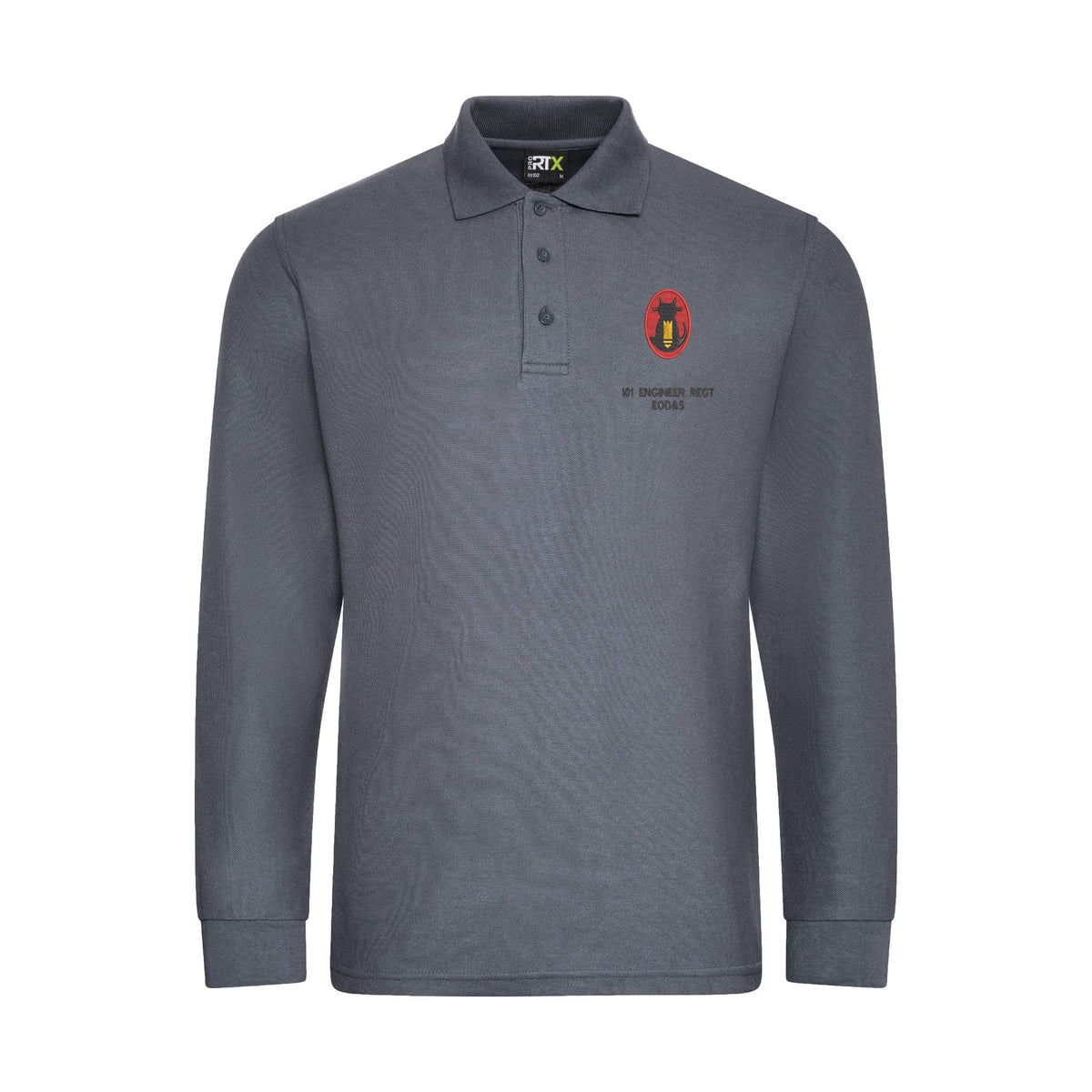 101 Engineer Regiment EOD&S Long Sleeve Polo Shirt — The Military Store