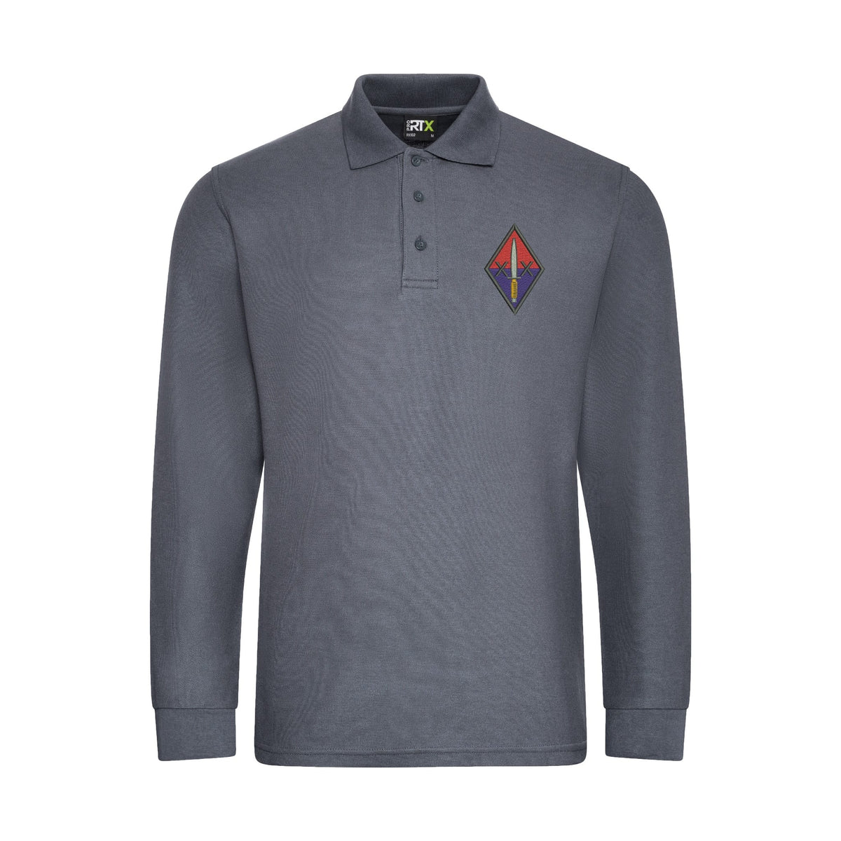 20 Battery Royal Artillery Long Sleeve Polo Shirt — The Military Store