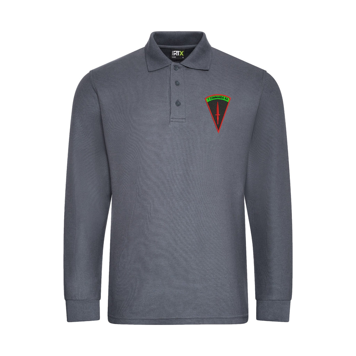 7 Commando RA Long Sleeve Polo Shirt — The Military Store