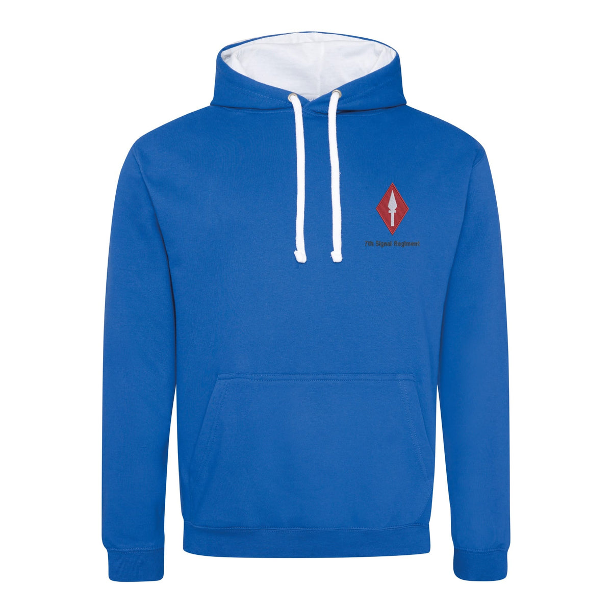 7th Signals Regiment Varsity Contrast Hoodie — The Military Store