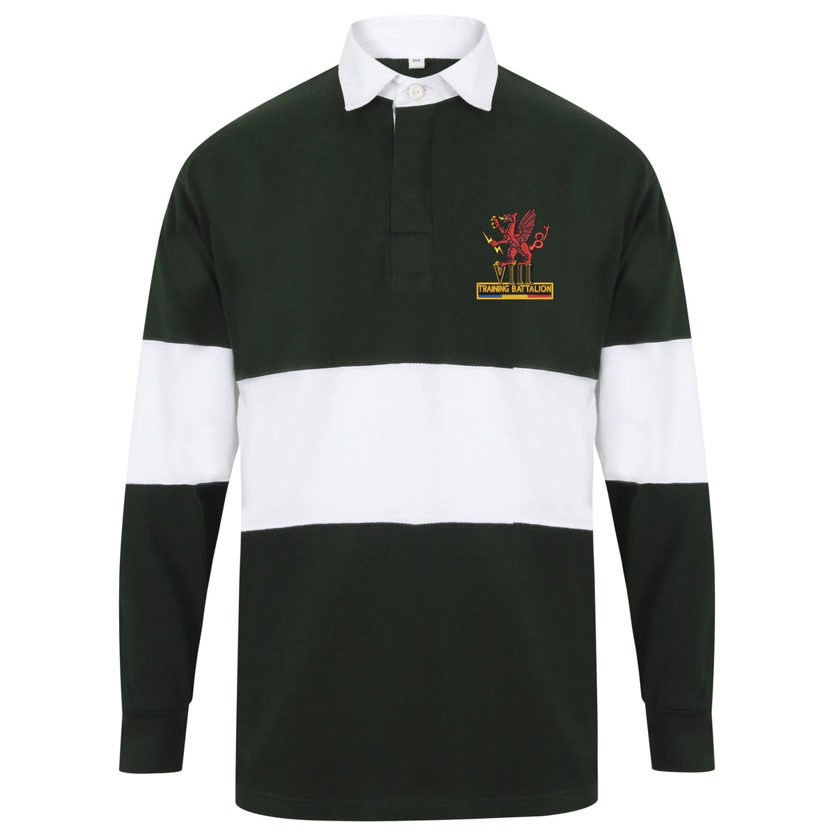 8 Training Battalion REME Long Sleeve Panelled Rugby Shirt — The ...