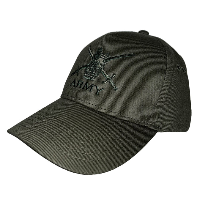 Army Green Cap (Green Embroidery) — The Military Store