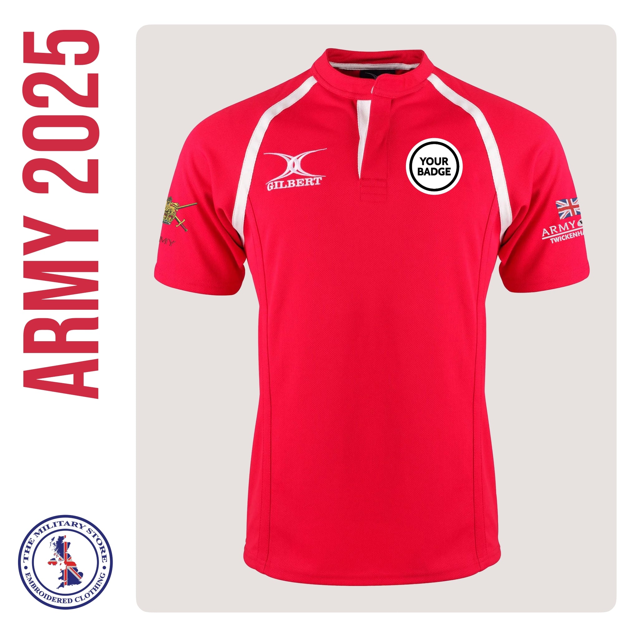 Army v Navy Rugby Match Shirt Twickenham 2025 - ARMY Rugby Shirt — The ...
