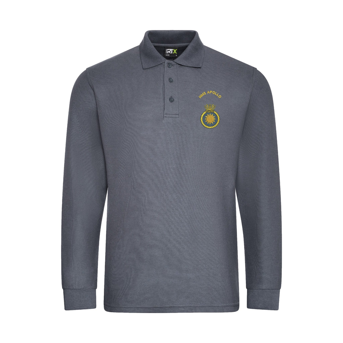 HMS Apollo Long Sleeve Polo Shirt — The Military Store