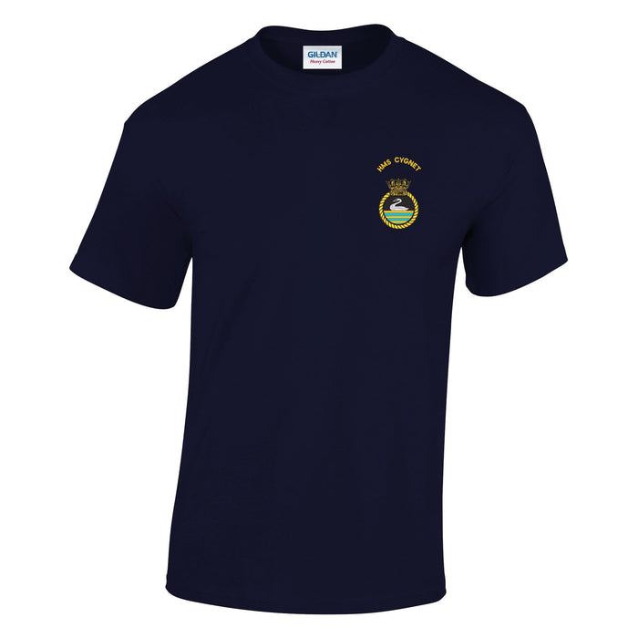 HMS Cygnet Cotton T-Shirt — The Military Store