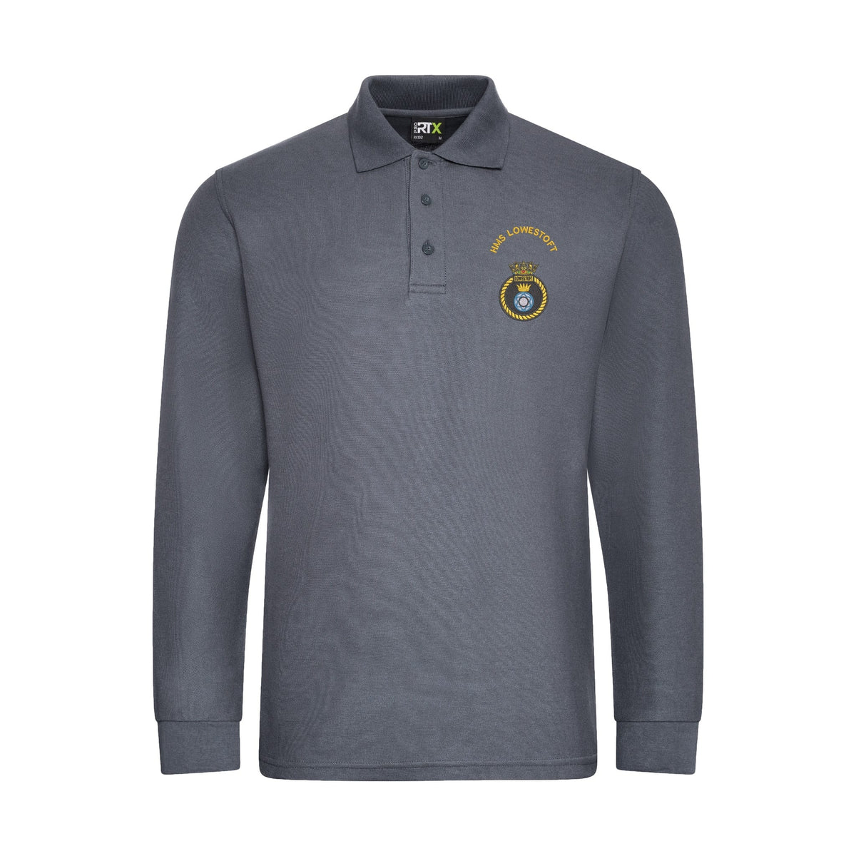 HMS Lowestoft Long Sleeve Polo Shirt — The Military Store