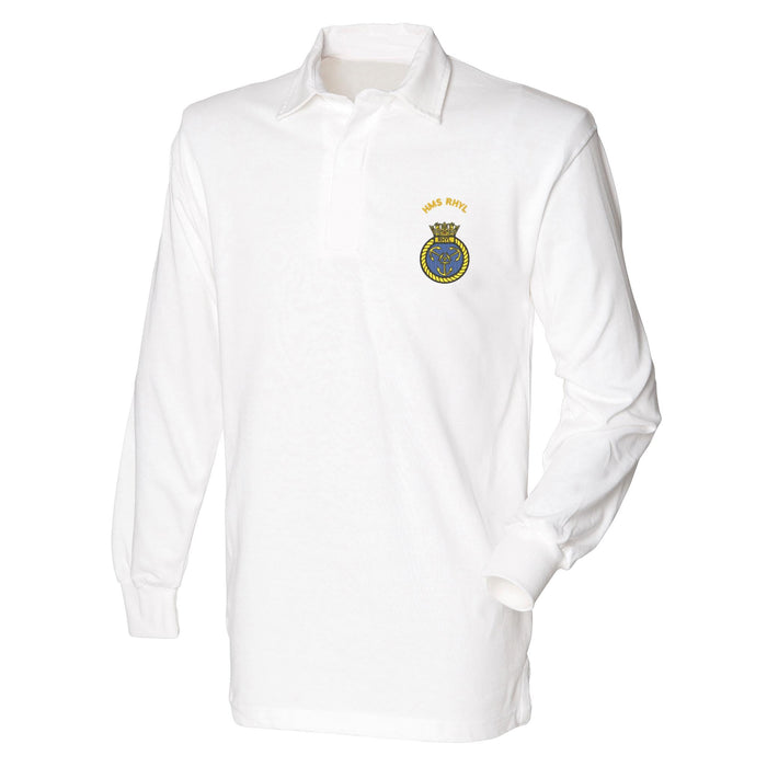 HMS Rhyl Long Sleeve Rugby Shirt — The Military Store