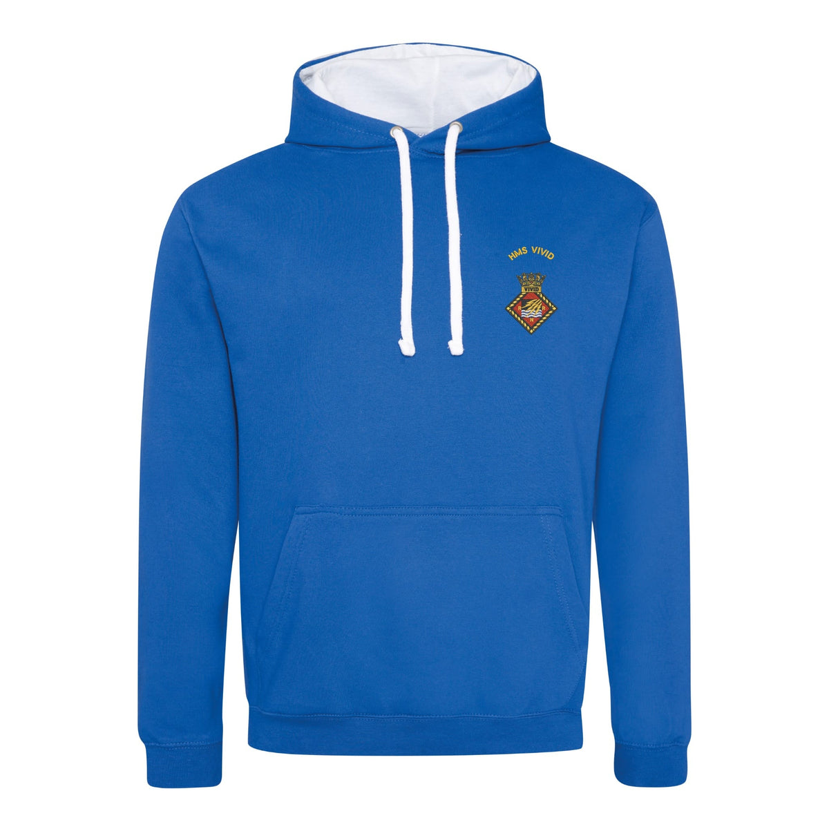 HMS Vivid Varsity Contrast Hoodie — The Military Store