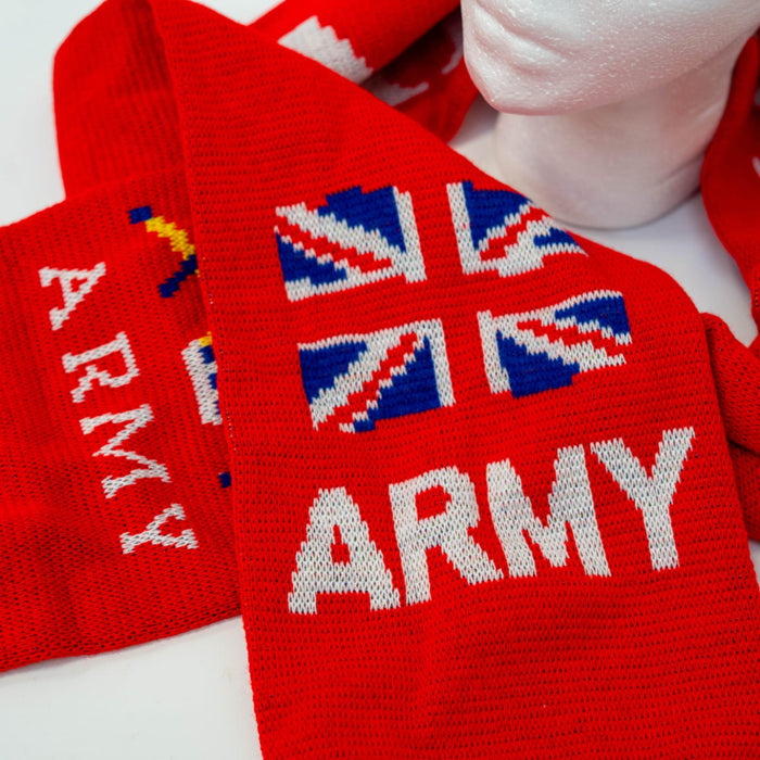British Army Bobble Hat & Woven Scarf Bundle — The Military Store