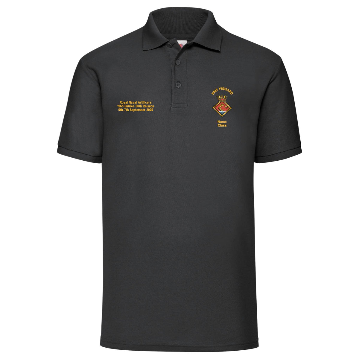 HMS Fisgard Polo Shirt - Royal Navy Artificers Reunion 2025 — The ...