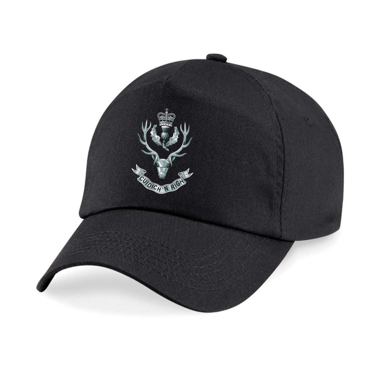 Queens Own Highlanders Printed Cap — The Military Store