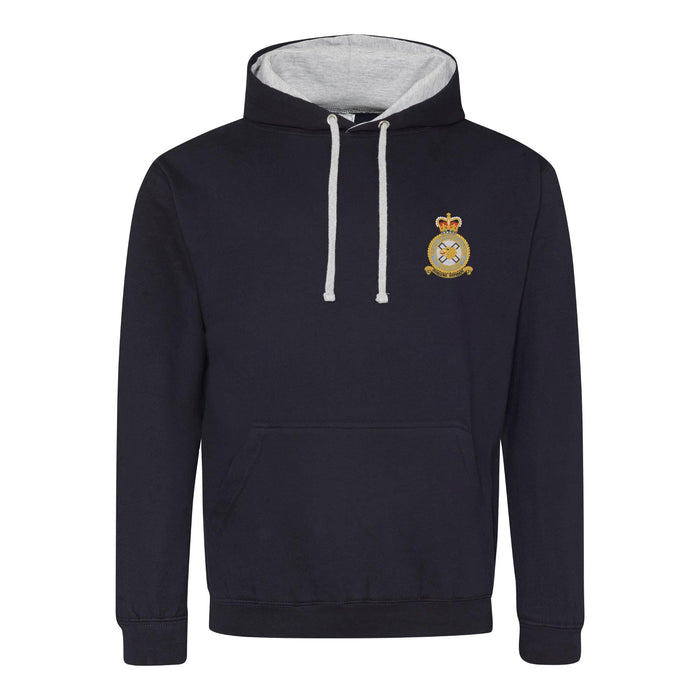 RAF Turnhouse Varsity Contrast Hoodie — The Military Store