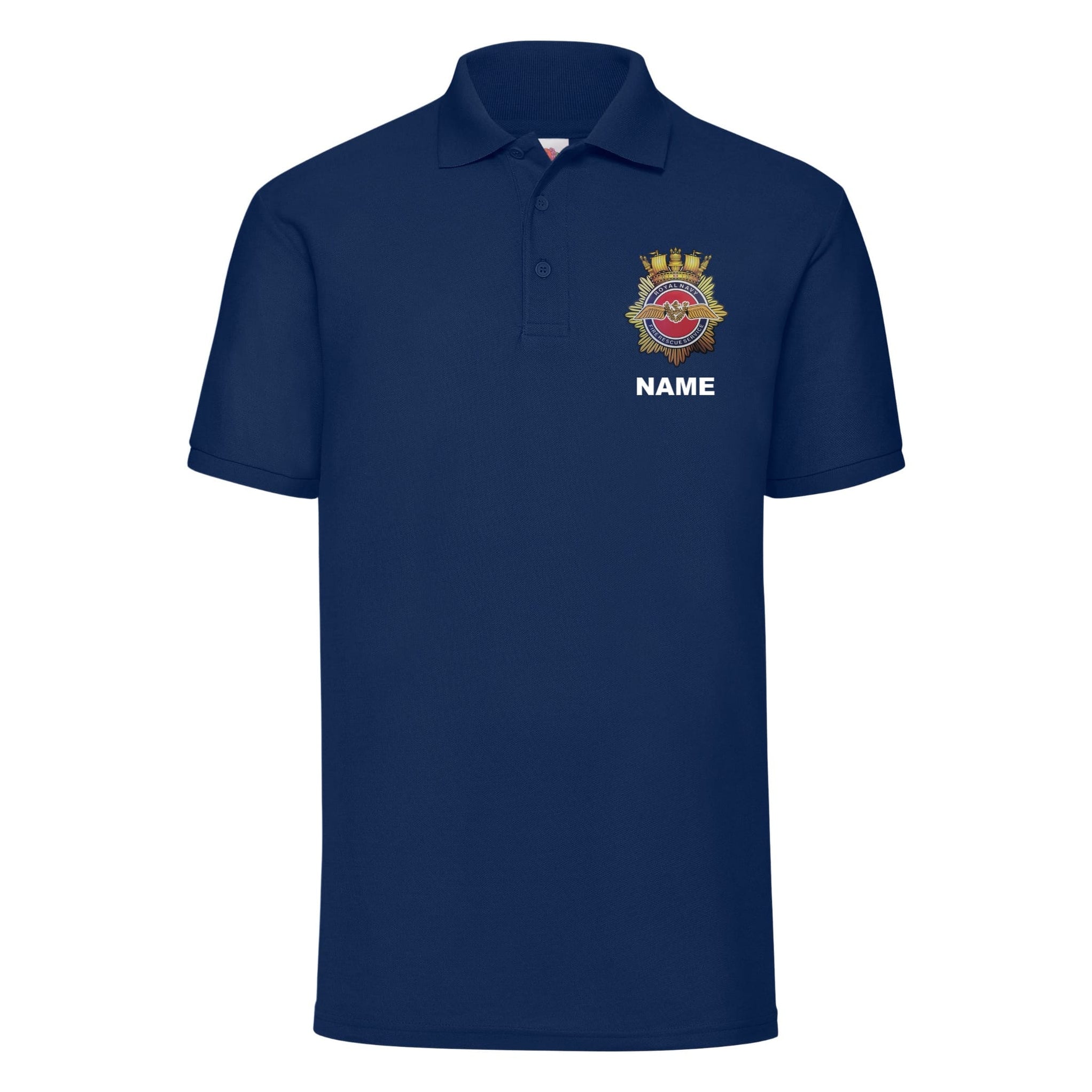 Royal Navy Fire and Rescue Polo Shirt (Includes Back Print) — The ...