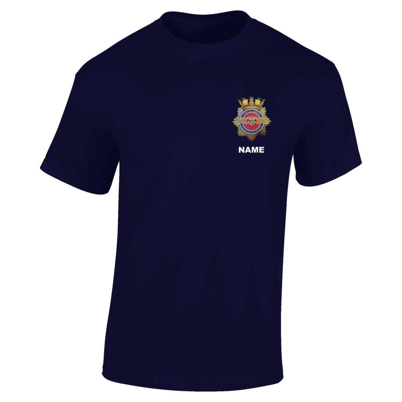 Royal Navy Fire and Rescue Cotton T-Shirt (Includes Back Print) — The ...