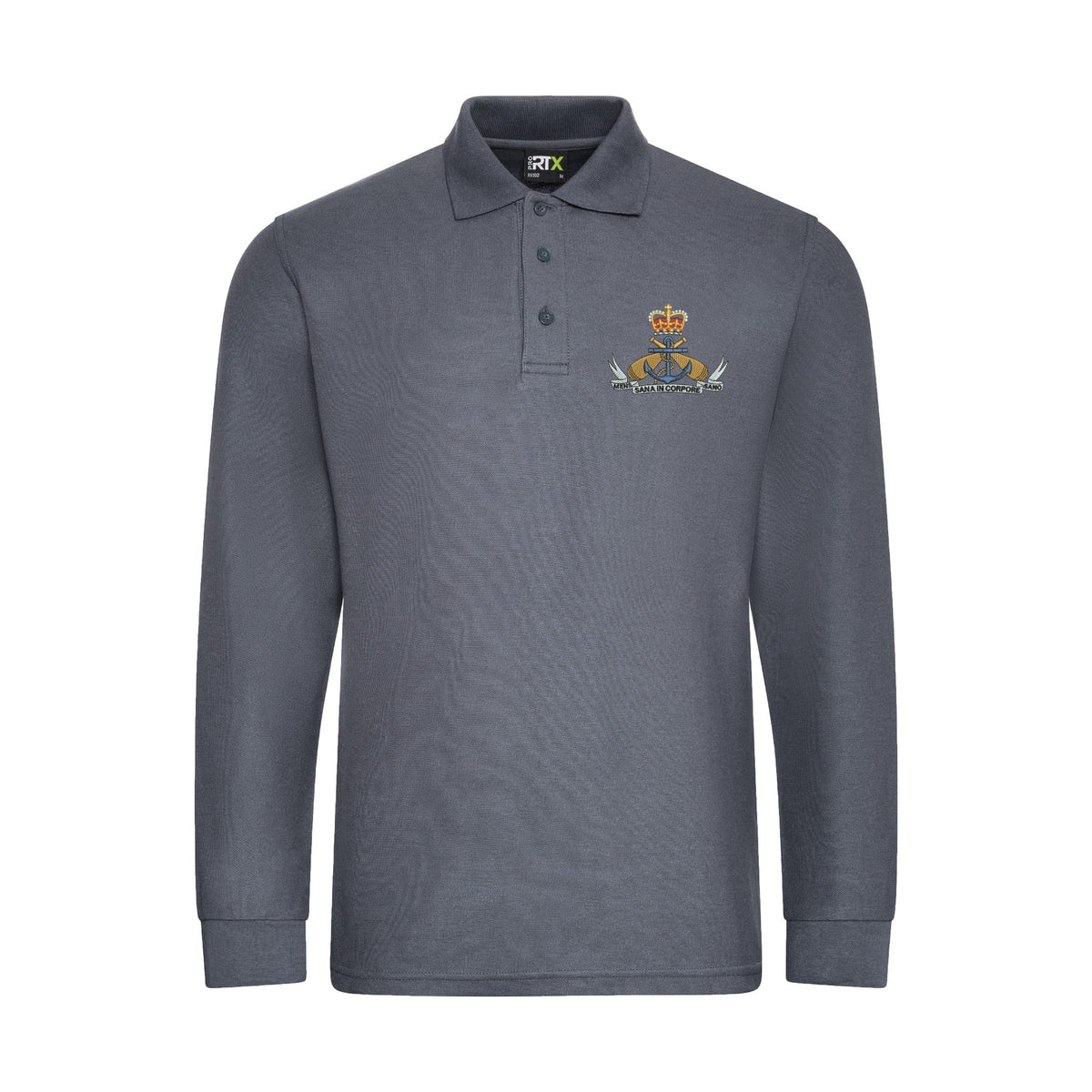 Royal Navy PTI Long Sleeve Polo Shirt — The Military Store