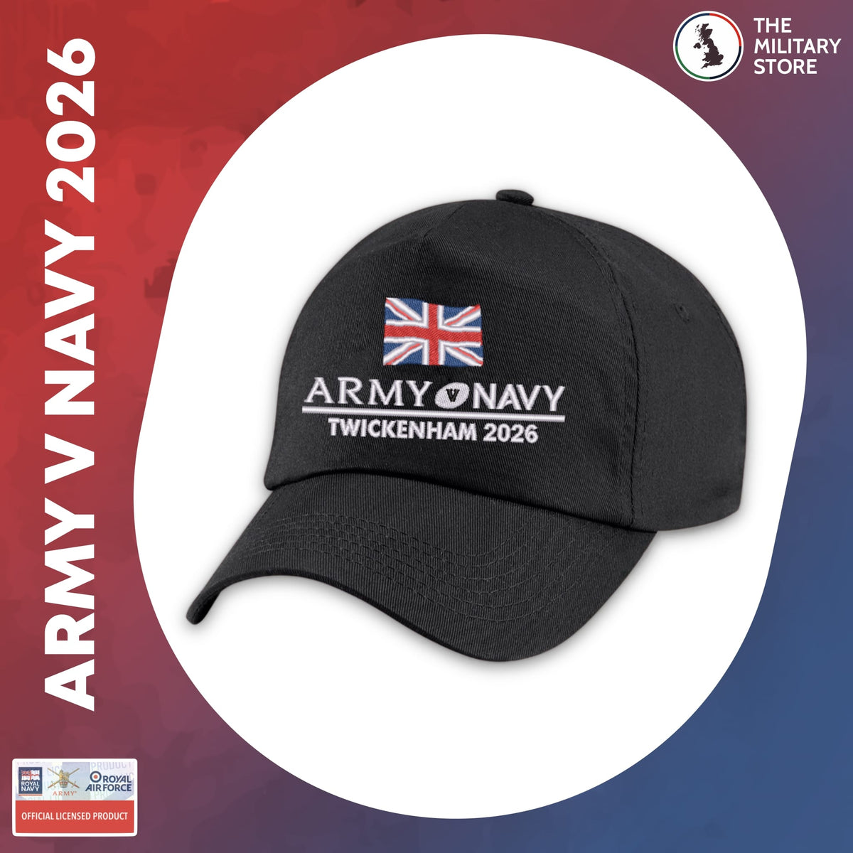 Army v Navy 2026 Flag Embroidered Cap — The Military Store