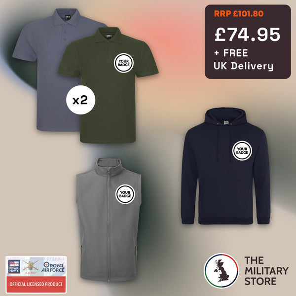 Personalised military casual and sports wear embroidered clothing — The ...