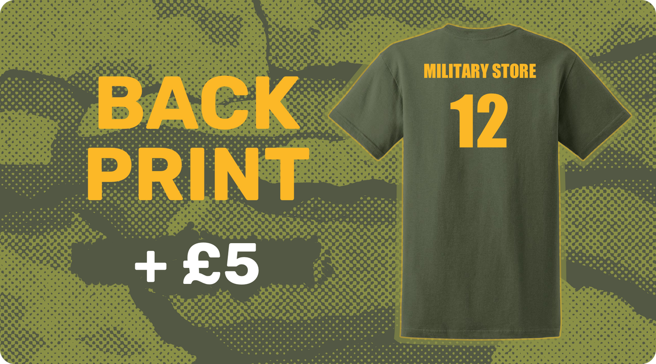 Personalised military casual and sports wear embroidered clothing — The ...