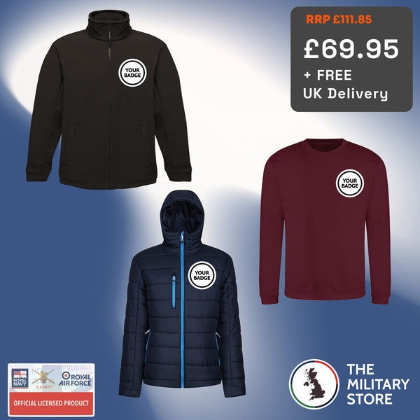 Personalised military casual and sports wear embroidered clothing — The ...