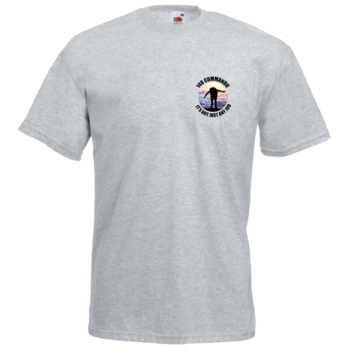 29 Commando RA - 148 Battery Meiktila Cotton T-Shirt (front print, bac ...