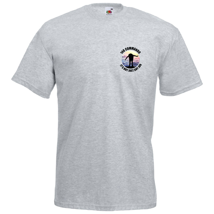 29 Commando RA - 148 Battery Meiktila Cotton T-Shirt (front print, bac ...
