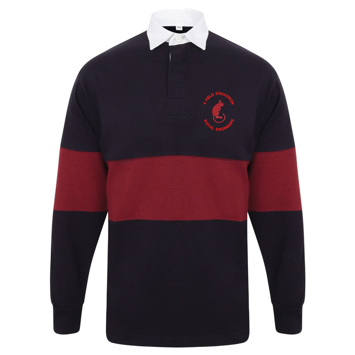 4 Field Squadron Royal Engineers Long Sleeve Panelled Rugby Shirt — The ...