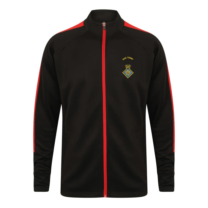 HMS Tenby Knitted Tracksuit Top — The Military Store