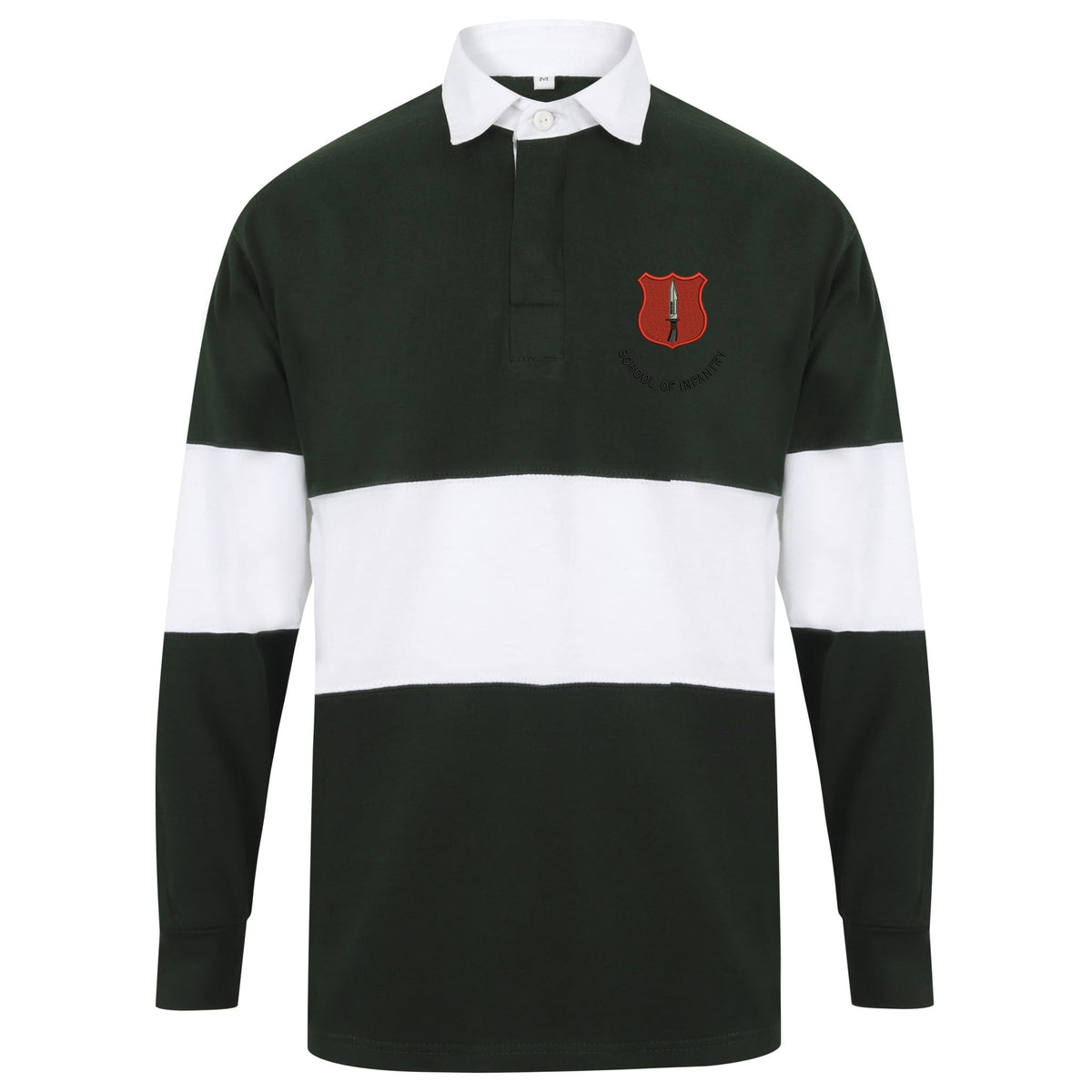 ITC Catterick - School of Infantry Front Row Long Sleeve Panelled Rugb ...
